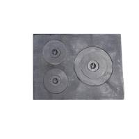 Plita din fonta pentru sobe 38cm x 53cm cu 3 ochiuri - Plasa Umbrire