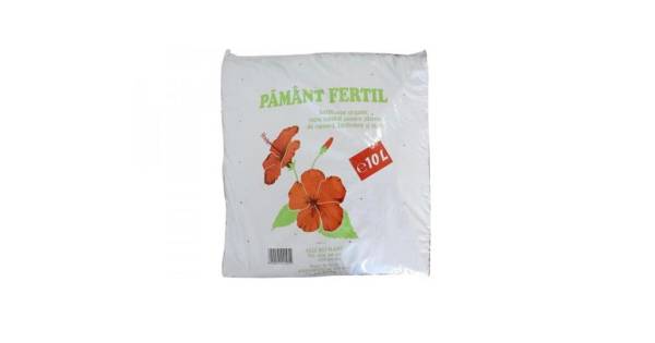 Pamant Fertil pentru flori 10 L, 100% organic